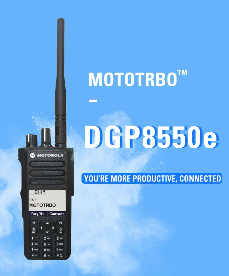 Motorola Dgp8550e Potente Walkie Talkie De Largo Alcance Con Ip68 - Buy ...