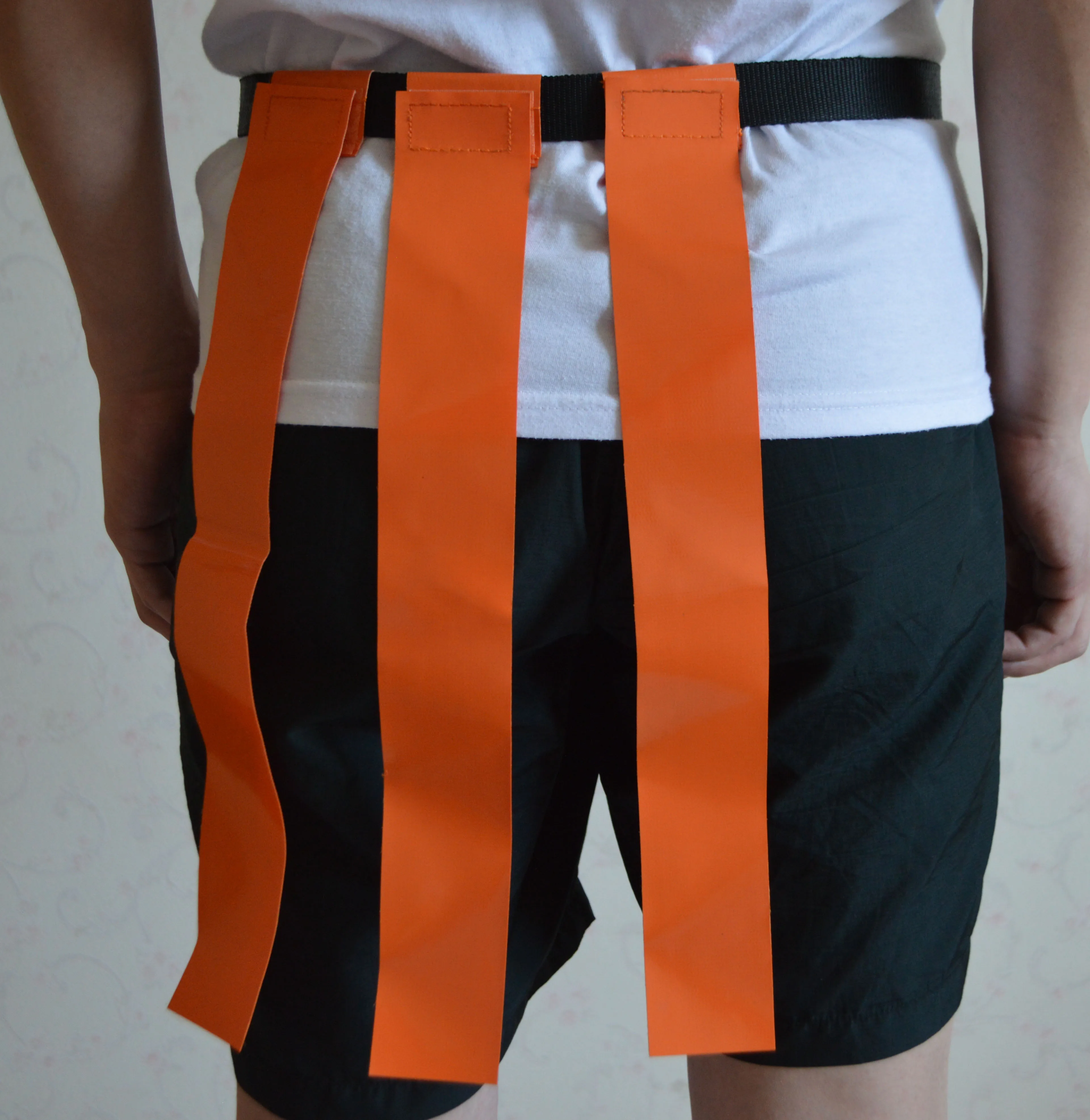 New Team Sports Orange Flag Football Belt Set for 12 Players Includes ...