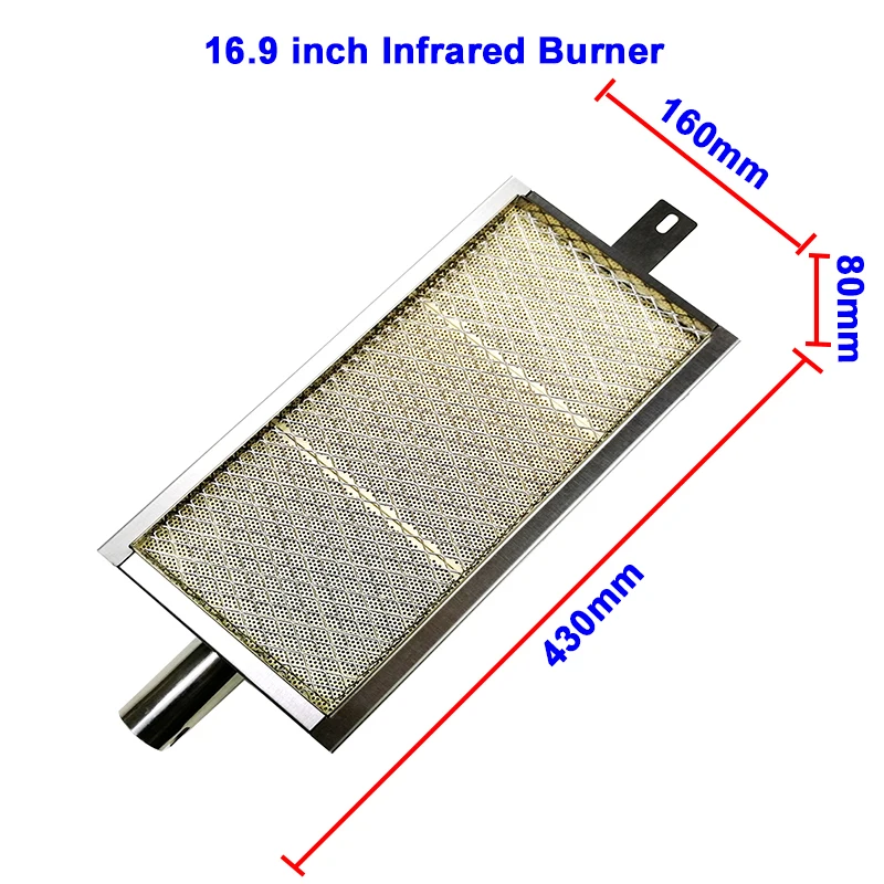 6a Universal Side Back Burners For 3 4 5 10 Burner United Professional ...