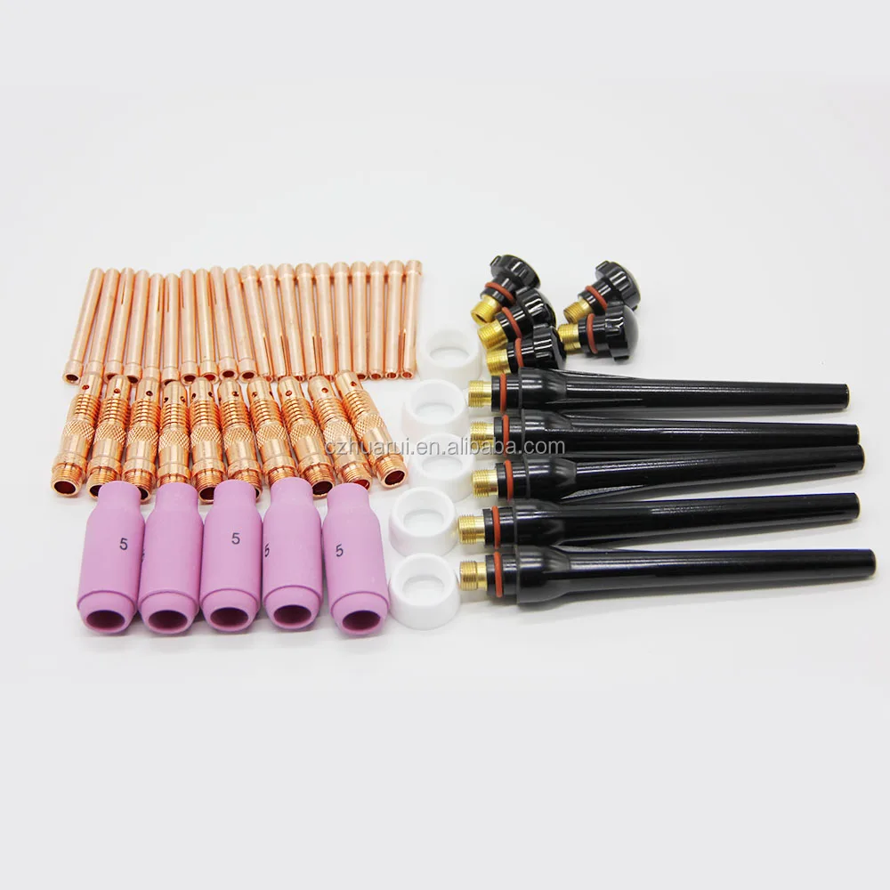 TIG Weld Accessories - Ceramic Nozzles & Collets for WP17/18/26