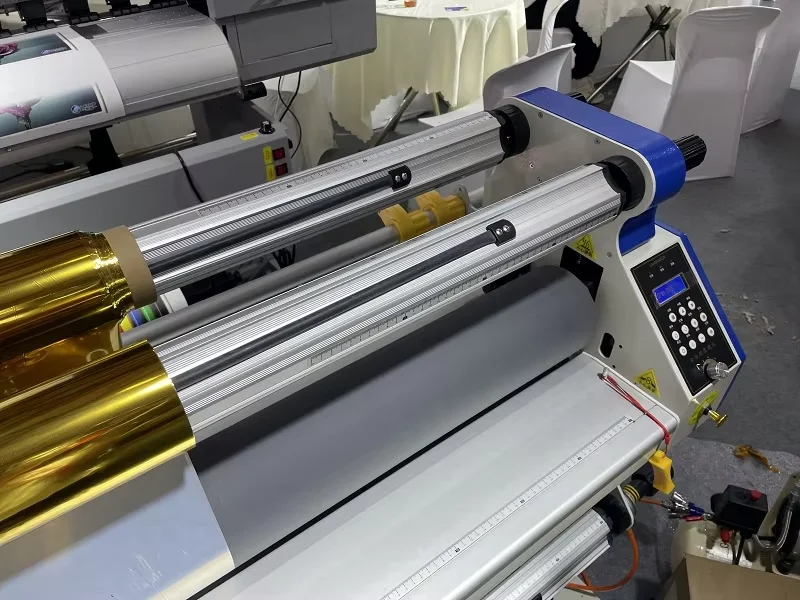 LETOP Hot Stamping Gold Foil Film Large Size Automatic UV Laminating ...