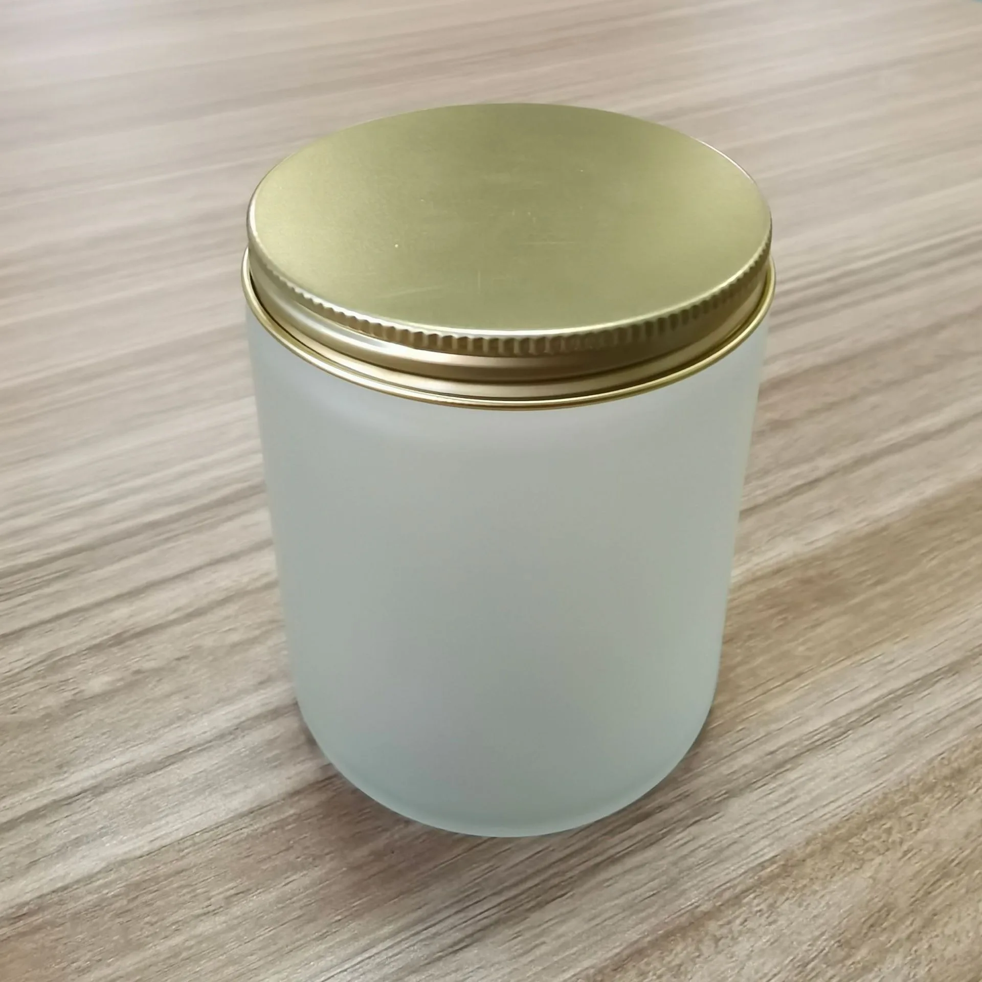 Brown Candle Jar Straight Edge Jar 250ml Teal Aroma Candle Cup 120ml ...