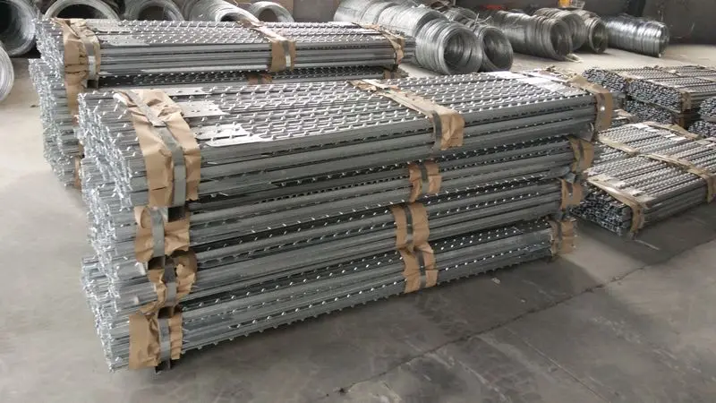 High Quality 12 Foot Galvanized Metal Fence Posts Easy Installation ...