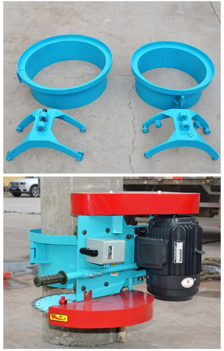 Portable 300-600mm Clamping Type Pile Cutter - Easy Maintenance