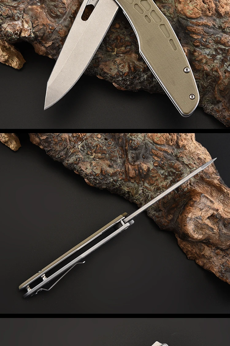 G10 Handle Steel Folding Blades Pakistan Handmade Edc Pocket Knife D2 ...