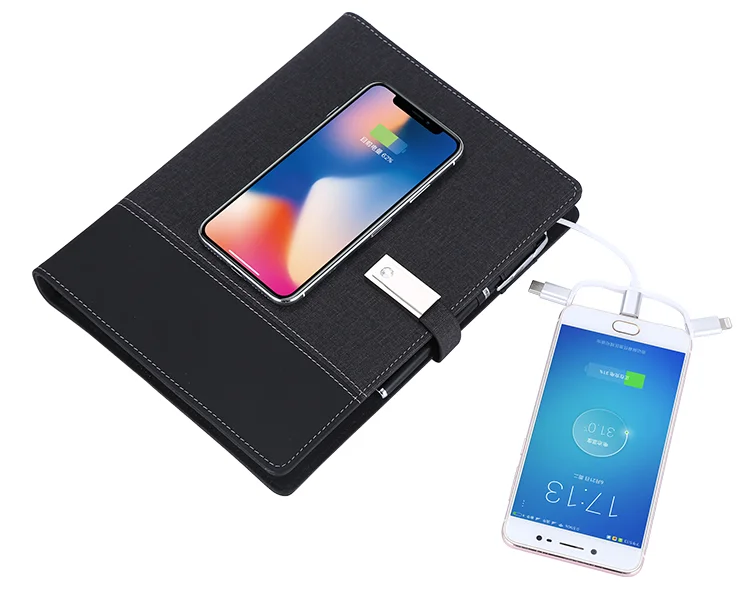 Smart Versatile Executive Power Bank Notebook with Calculator