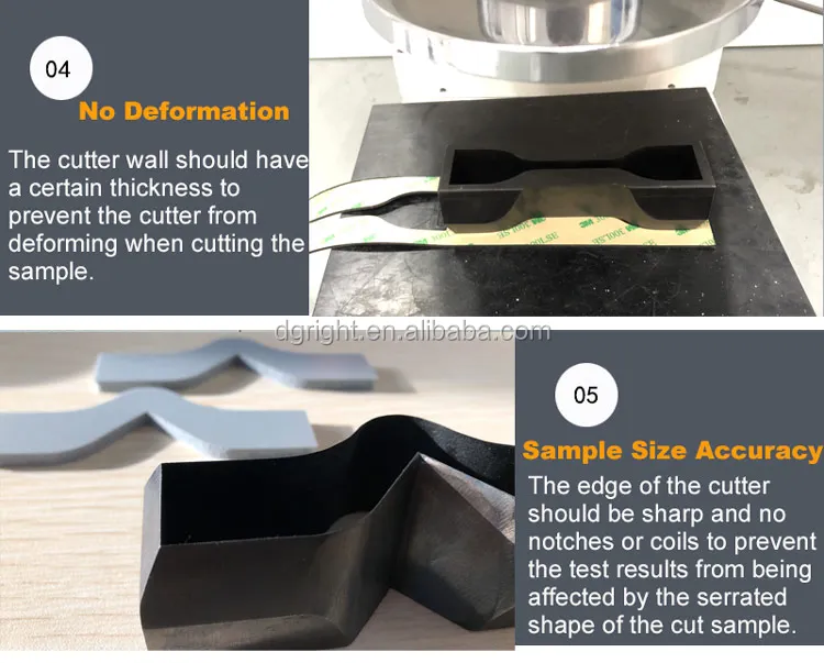 ASTM Dumbbell Dog-Bone Tensile Test Piece Die Cutter
