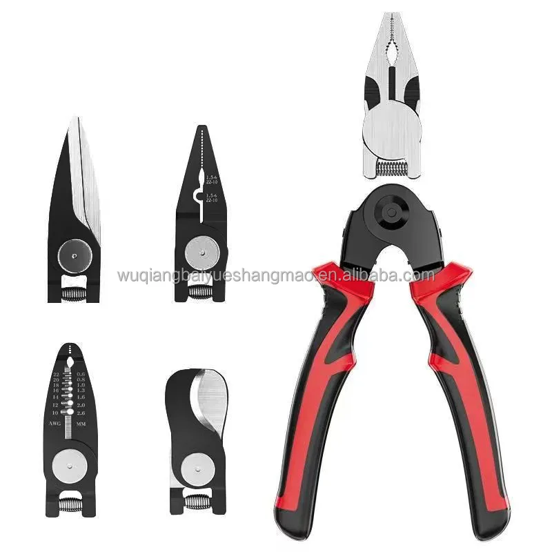 Multi Functional Pliers,New Multi-functional Tool,Five In One Head Changing Tool Set - Buy ...