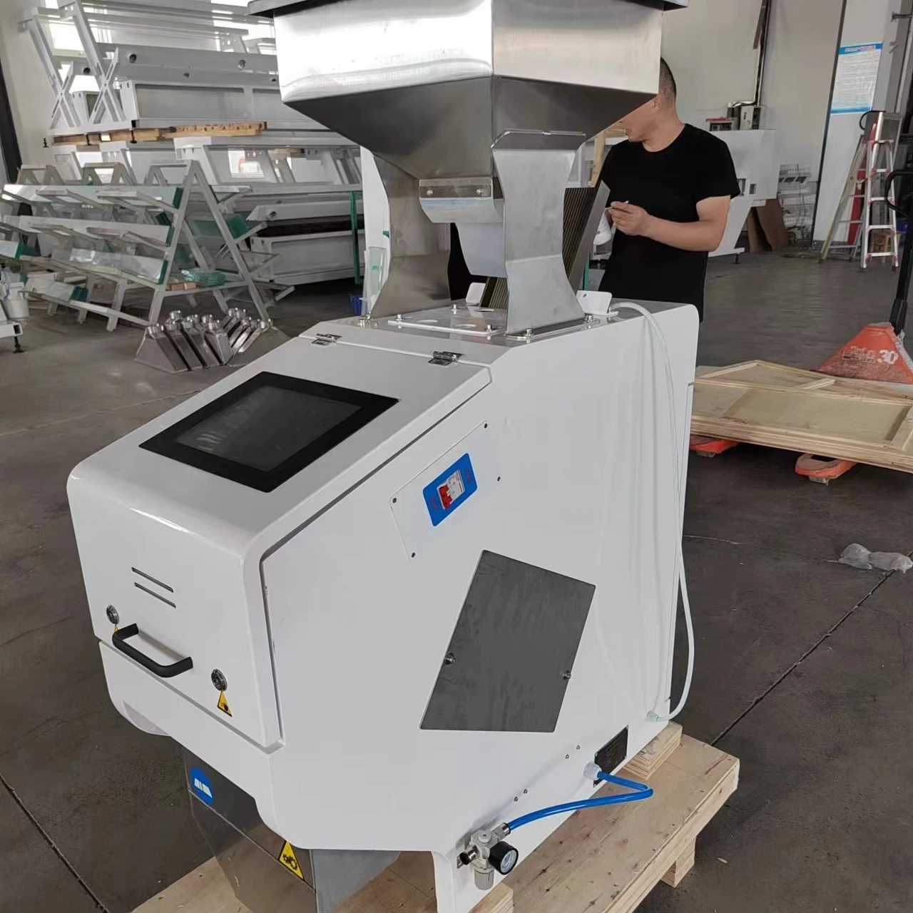 Mini Color Sorter Machine for Rice & Grains - Wi-Fi & Remote