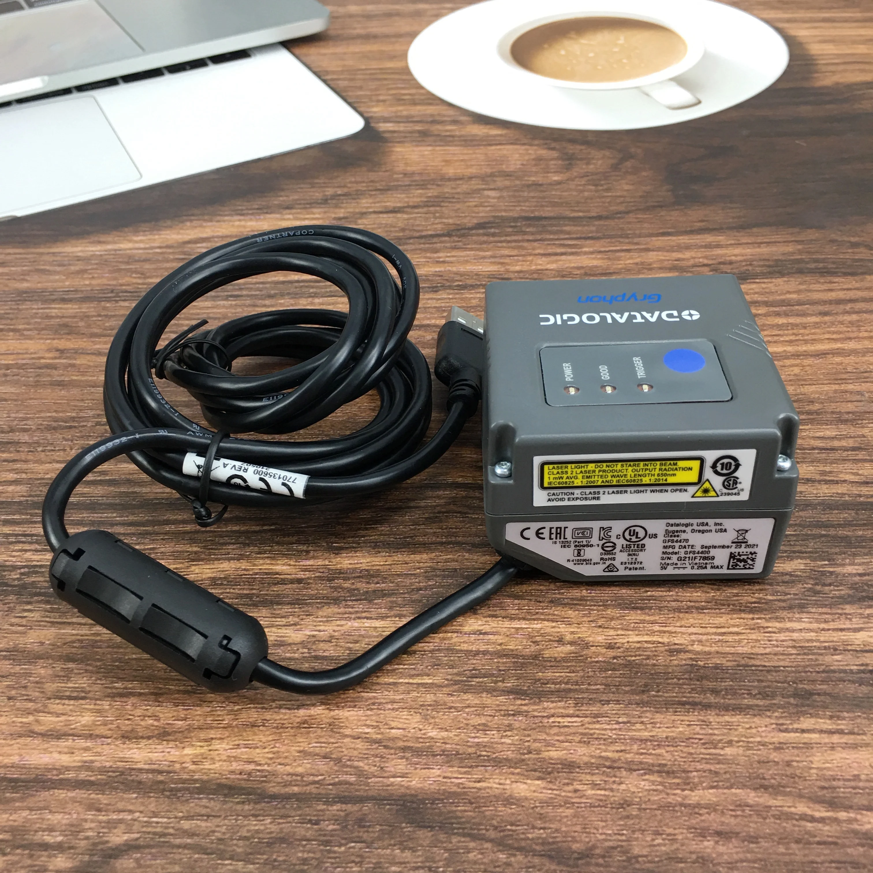 Datalogic GFS4470 Fixed Barcode Scanner Mini Omnidirectional 2D QR Code ...