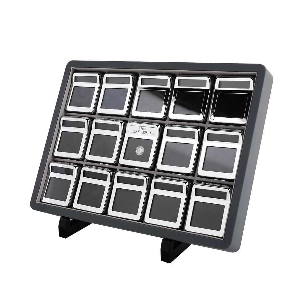 Exquisite Diamond Display Box Tray Set Dk21671-15c High Quality Jewelry ...