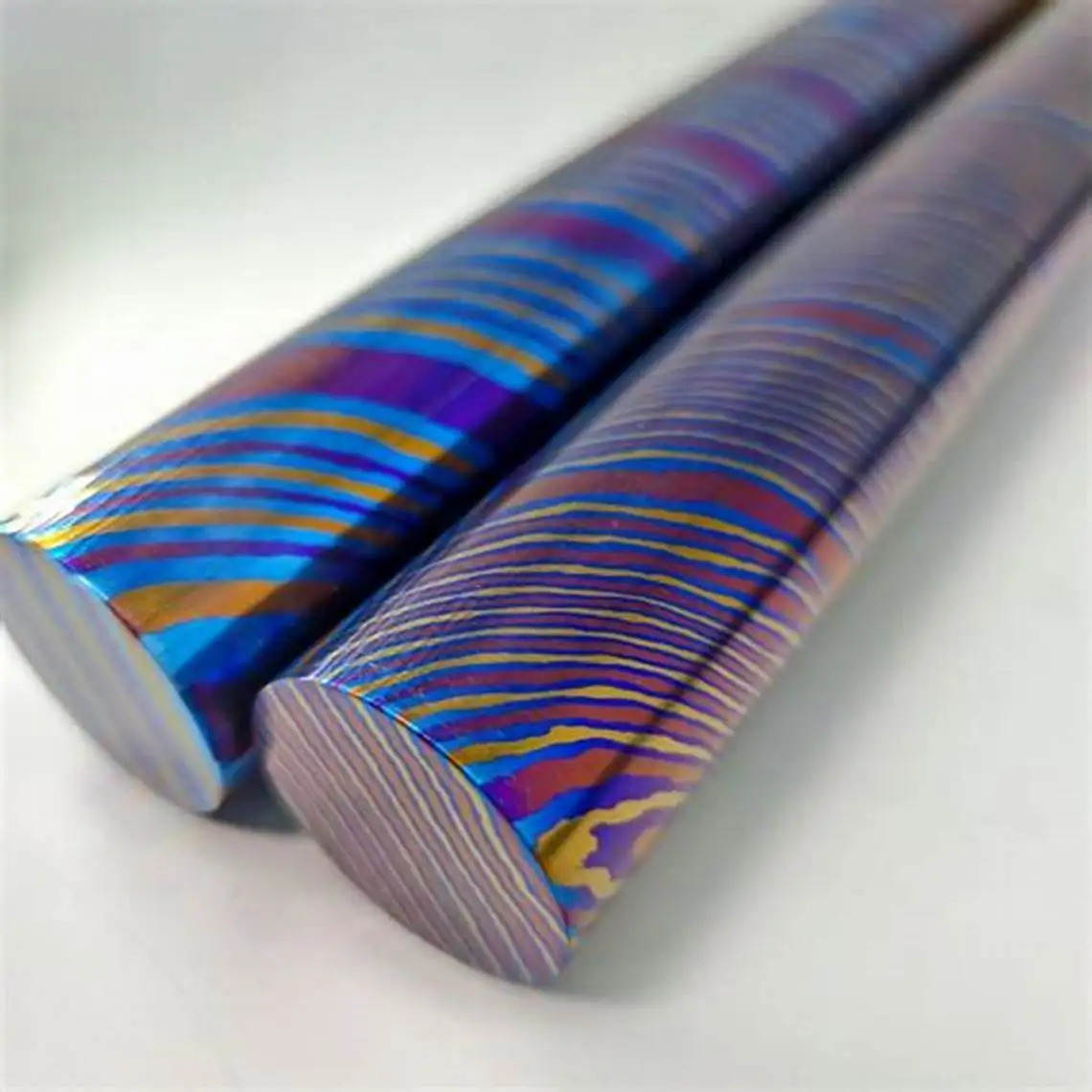 Titanium Damascus Stock for Industrial Use: Superior