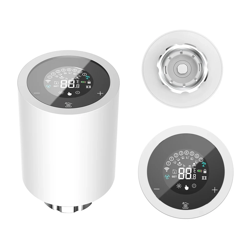 Msthermic Programmable Trv Smart Room Thermostatic Radiator Valve ...