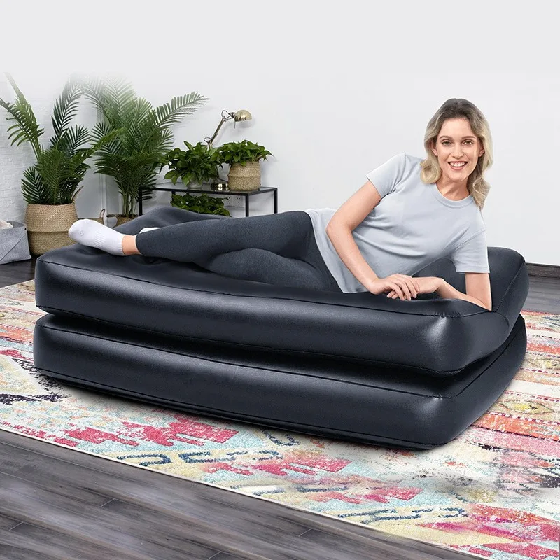 Modern Design Foldable Inflatable Sofa Bed Air Mattress for Indoor and ...