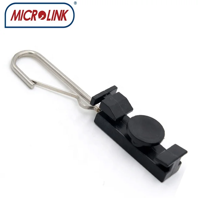 S Type Fastener Fiber Cable Suspension Anchor Clamp Drop Wire Retainer ...