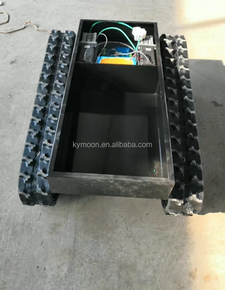 Rubber Tracked Small Machine Max Load 300kgs Tracked Platform Rubber ...