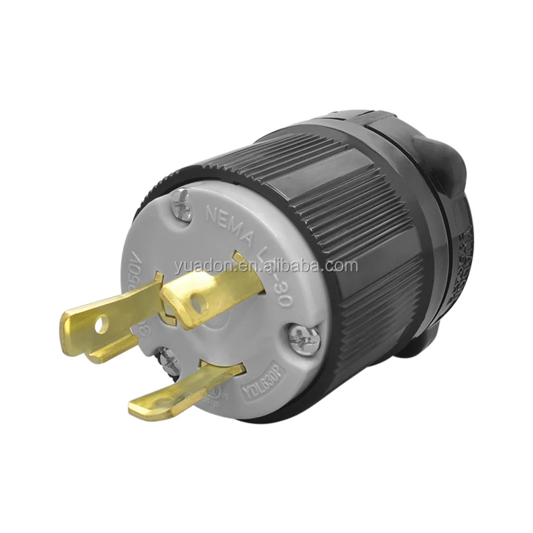 250v 30a Nema L6-30p Configuration Wiring Devices L6-30 Locking Plug ...