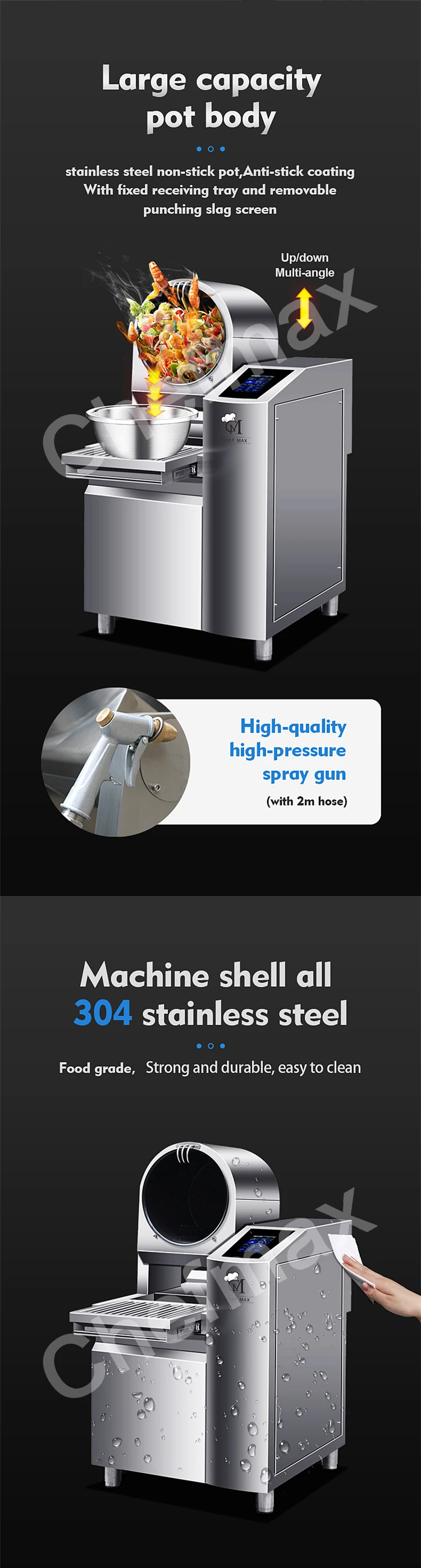 Chefmax Multifunction Vertical 8KW Intelligent Electric Turkish Delight ...