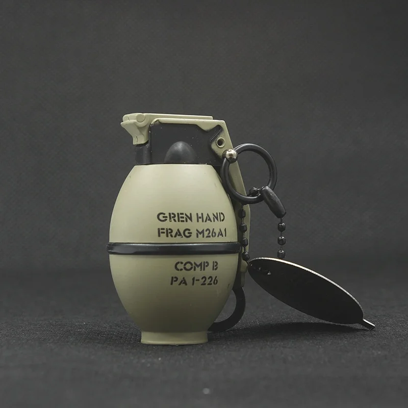 Wholesale Modern Small Metal Grenade Keychain ZL818B 819B 820B