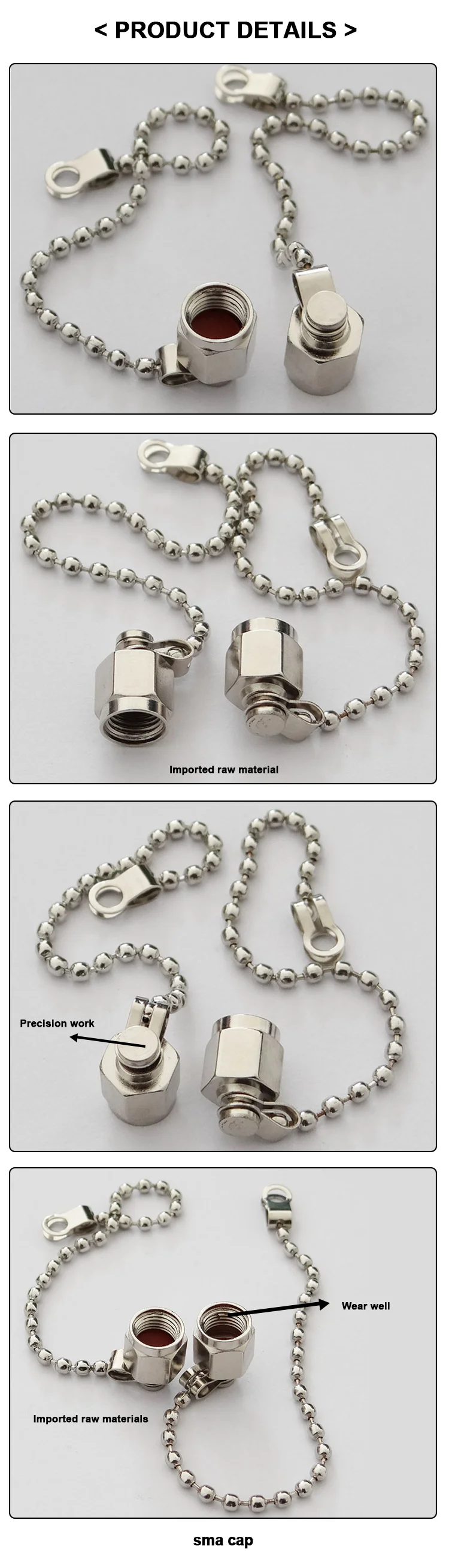 Metal SMA Dust Cap - Protective Cover for Female Connectors