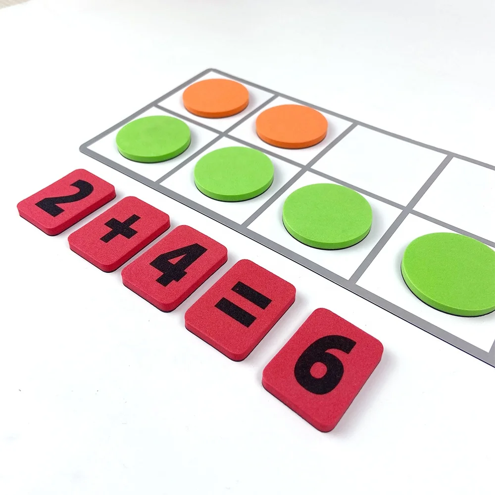 Big Magnetic Ten-frame Set,Educational Math Manipulatives For Classroom ...