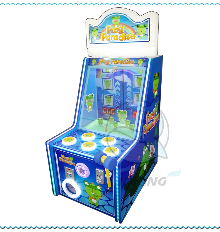 Frog Paradise Whack-a-Mole Coin Operated Arcade Machine