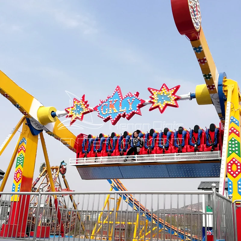 Large Size Thrilling 360 Degrees Rotation Top Spin Rides