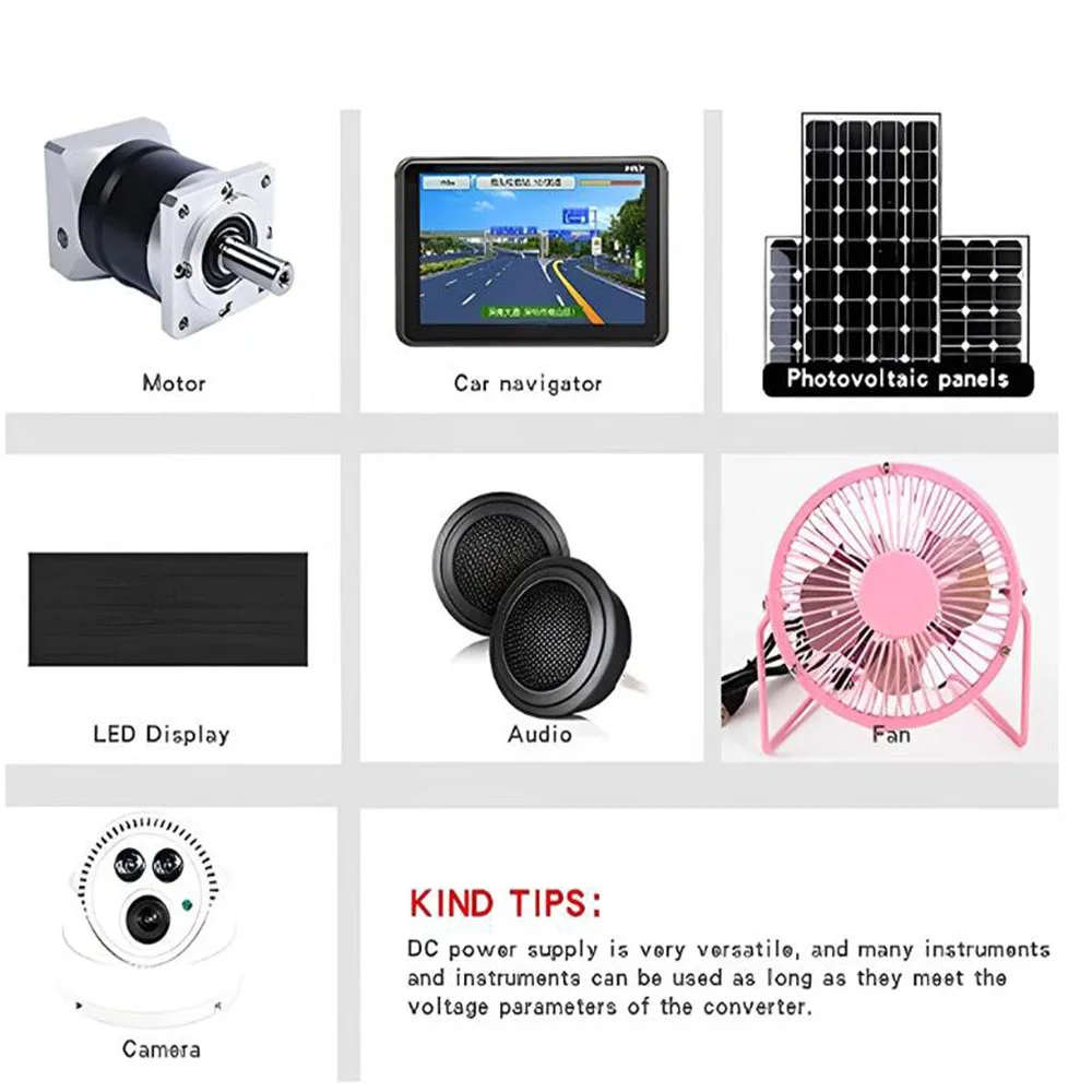 Taidacent 12v To 3.3v 4.2v 5v 6v 7.5v 9v Dc Step Down Converter Dc Buck Converter Car Solar Led ...