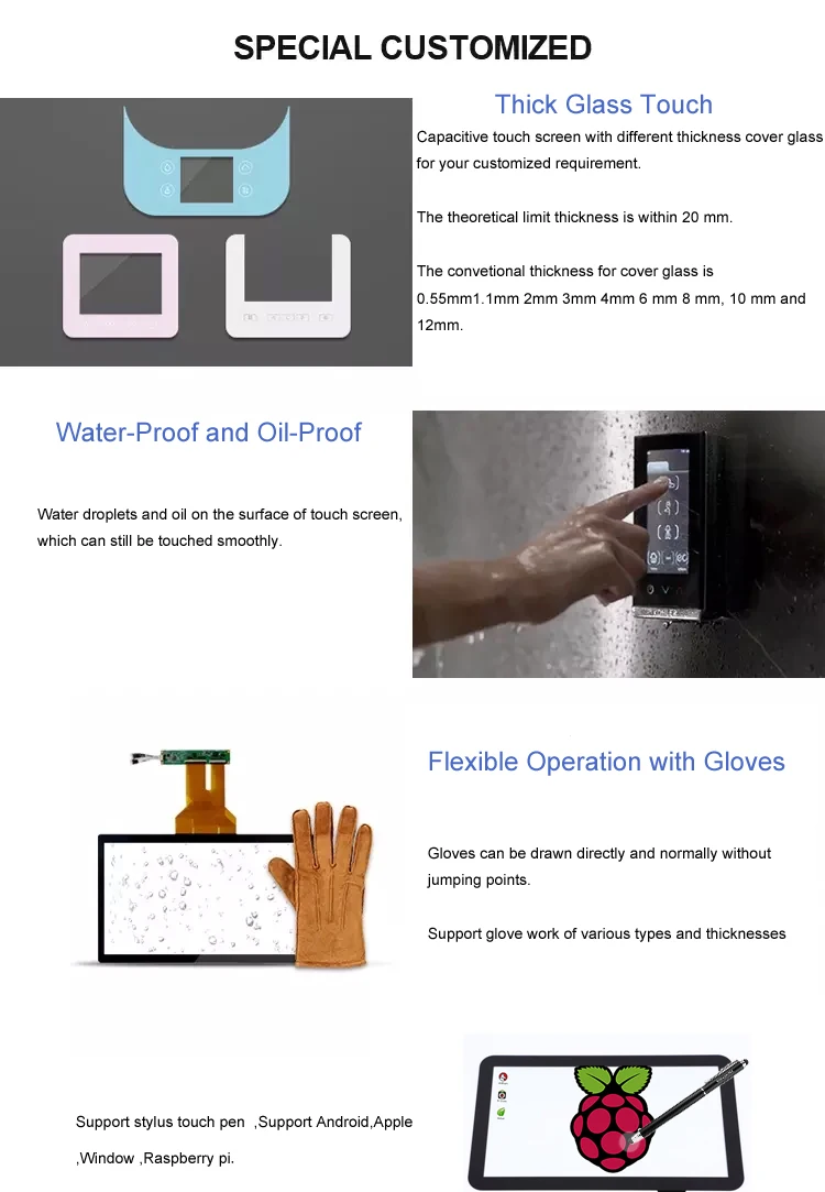 Transparent Tft Lcd Touch Screen 14 Inch Display Touch Foil Raspberry ...