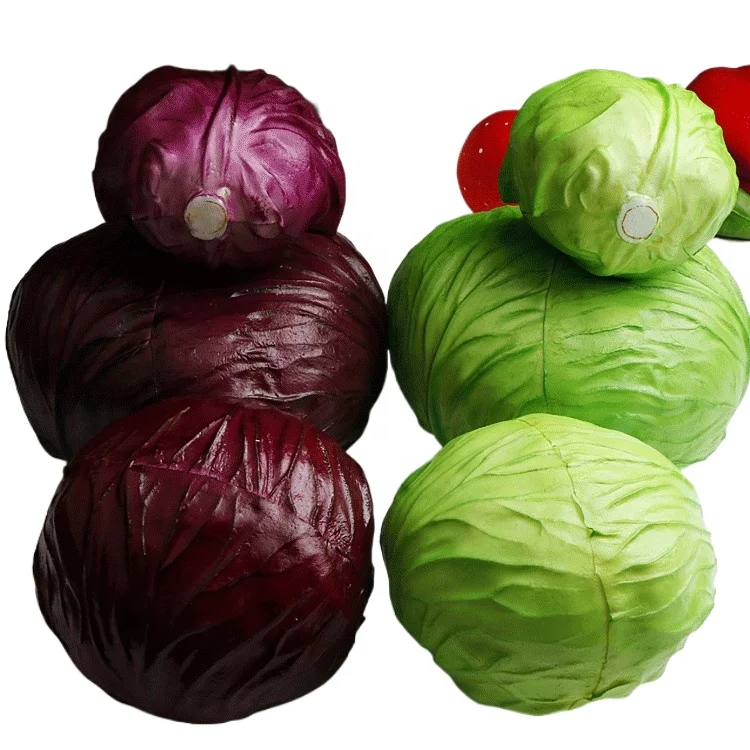 Purple Cabbage Artificial Vegetable Ornaments Halloween Home And ...
