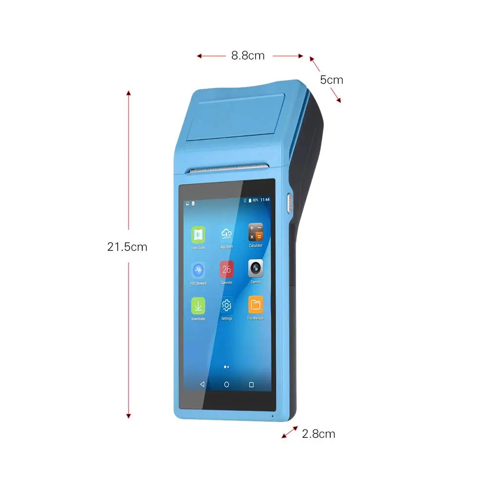 PDA POS Q2I - Android 11.0 Handheld Terminal with Printer