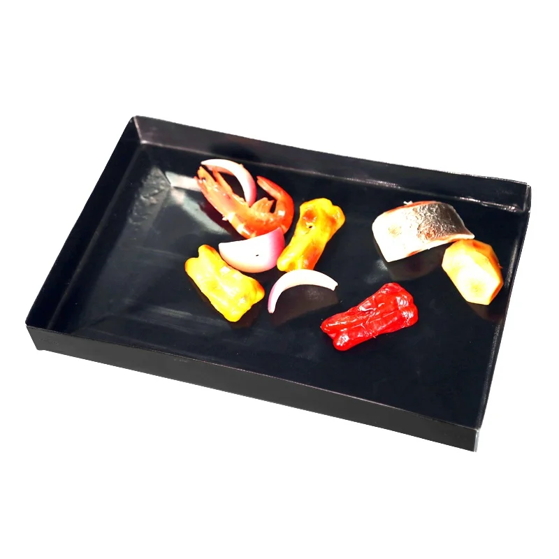 Solid Cooking Basket - Versatile for BBQ, Baking, and Grilling