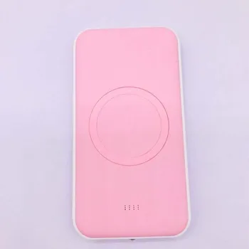 Promotional Pink 10000mah Wireless Charger Phone Charging Power Bank ...