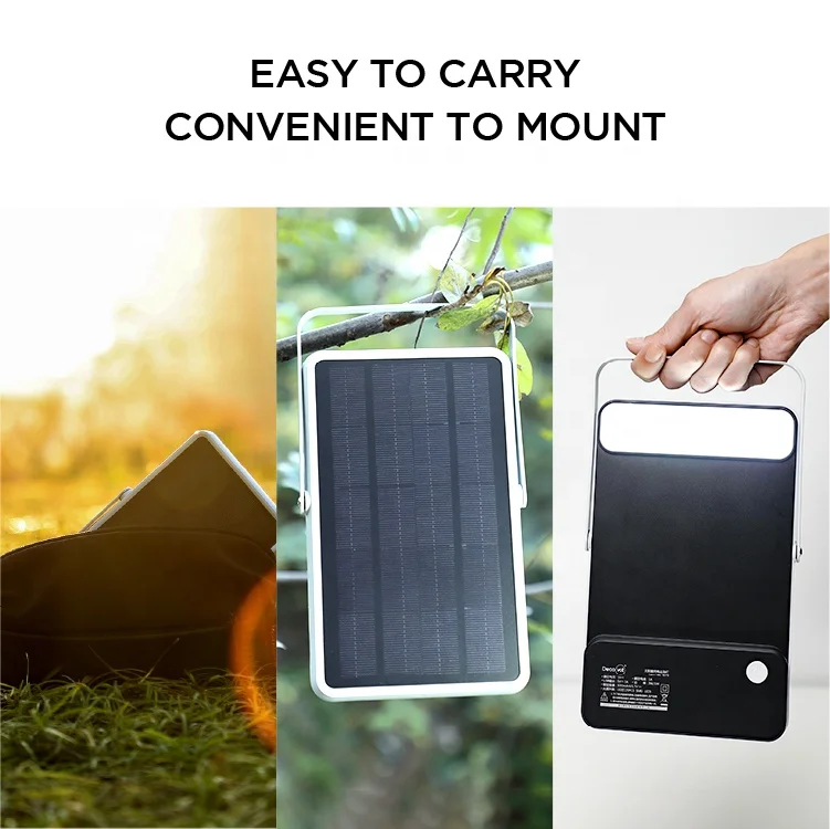 Decovolt New Product Solar Energy Charge Emergency Lamp Led Solar Panel ...