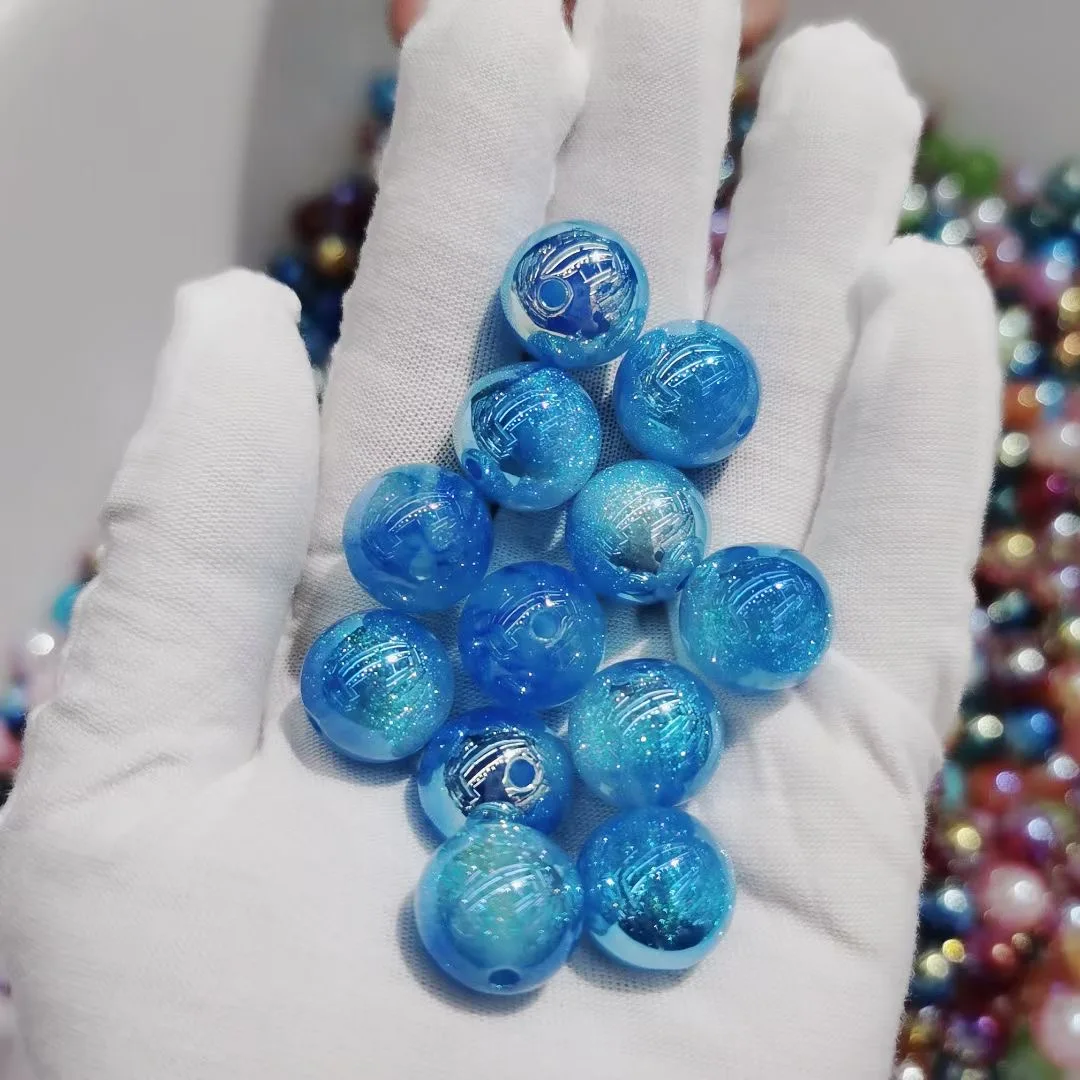 Wholesale 12 Colors Round Acrylic Beads 16mm Bulk Acrylic Beads for Diy ...