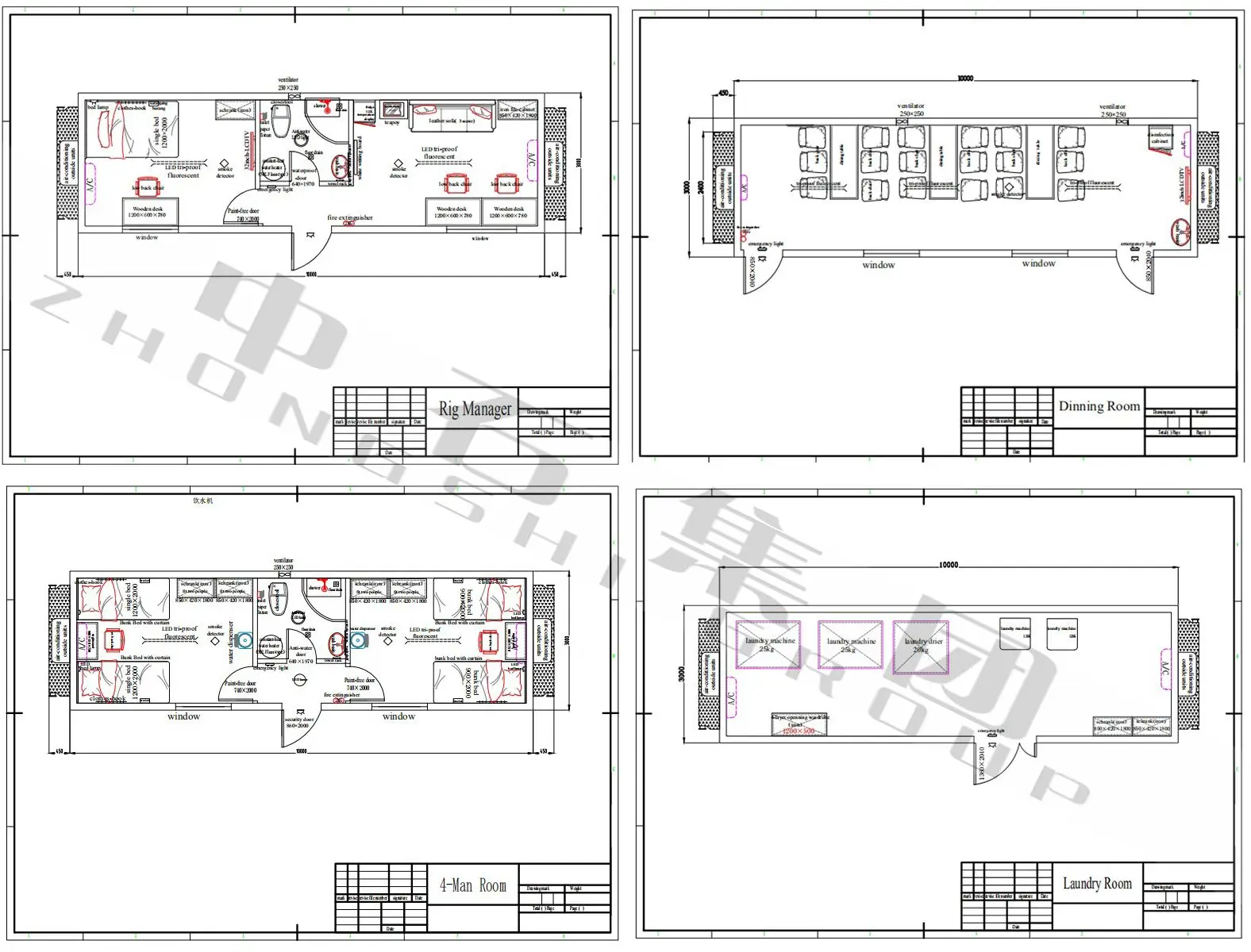 Hot Sale Oilfield Container Camps With Skids - Buy Skidded Military ...