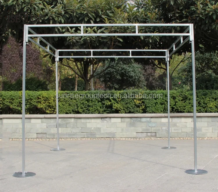 ISEVIAN Metal Wedding Arch for Ceremony Decoration & Background