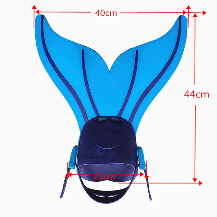 New Little Mermaid Tails And Swimming Fins For Kids,Improved Strap ...