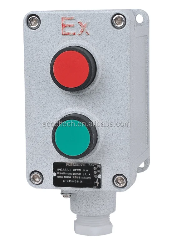 Explosion Proof Control Push Button Switch Signal Lamp Control Box