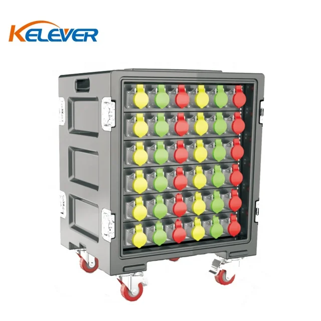 48 Channels 12U Socapex Audio Power Distro Rack - KELEVER