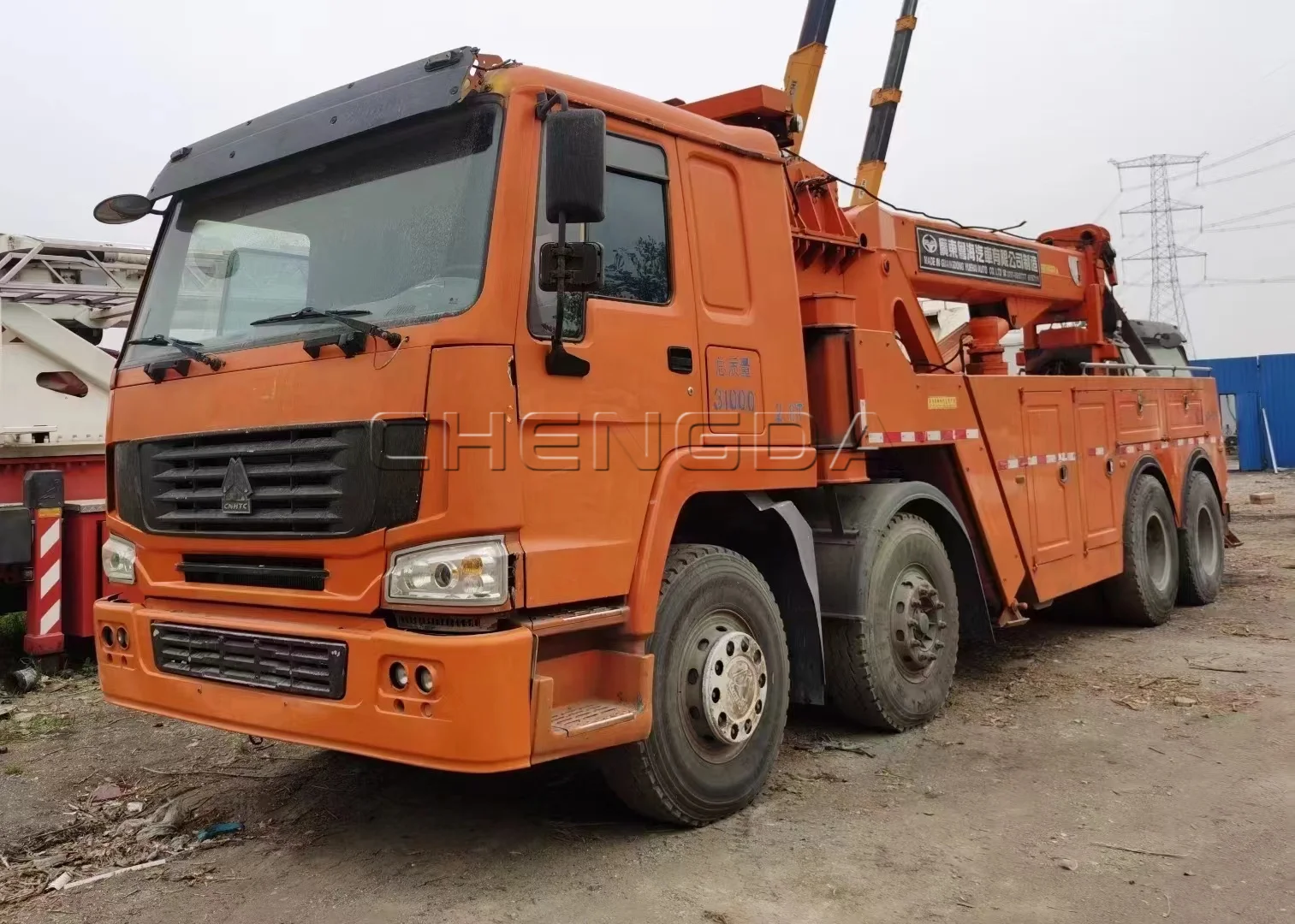 Sinotruck Howo 25Ton 30 Ton 40Ton 50Ton 60Ton Fifth Wheel Used Rollback ...