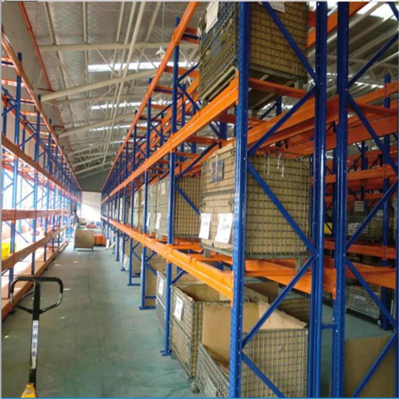 Warehouse Heavy Duty Sheet Metal Stacking Pallet Rack Beams Storage ...