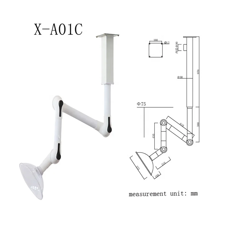 Versatile Plastic Fume Extraction Hood Arm For Schools Hospitals ...