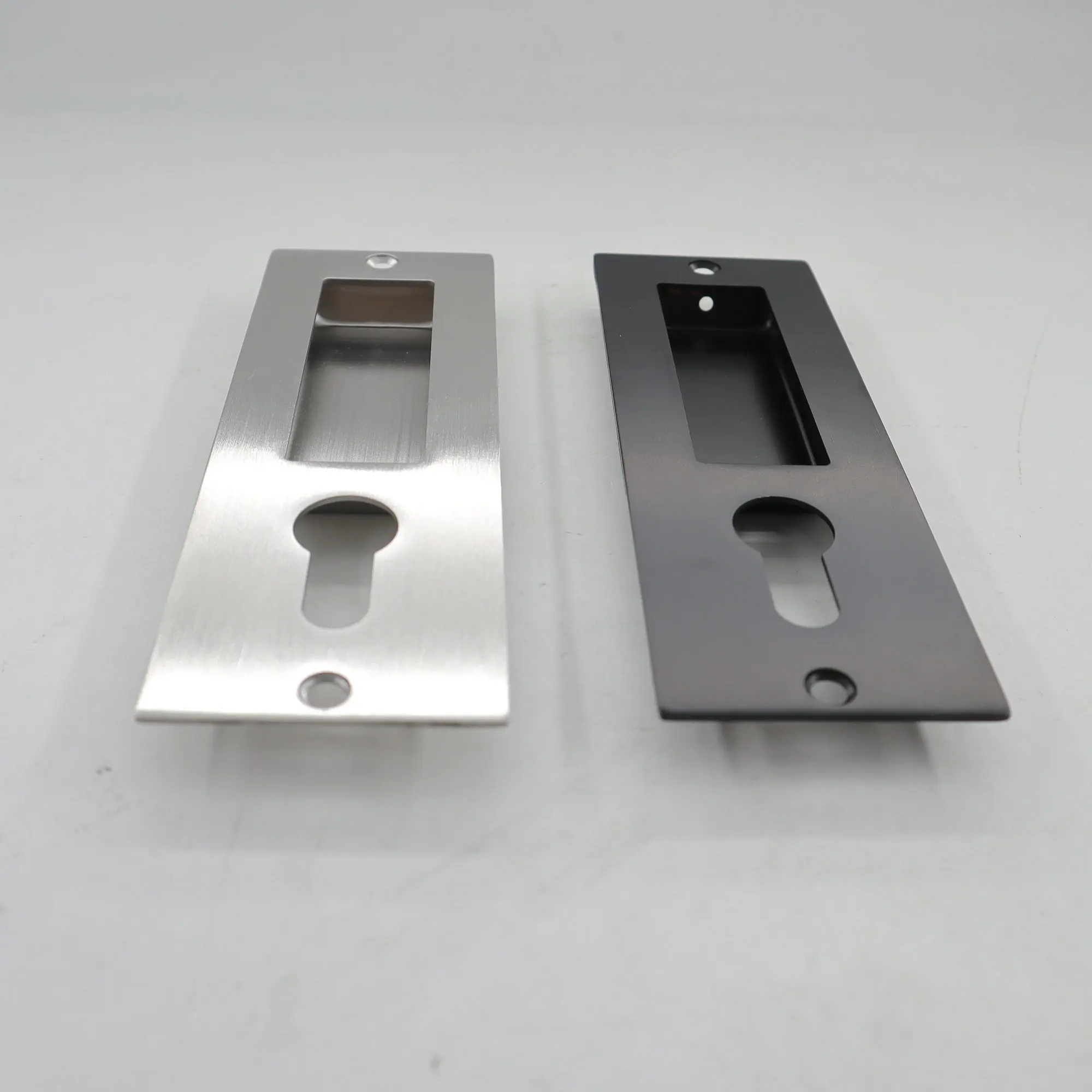 Euro Style Sliding Door Stainless Steel 304 Flush Pull Invisible Wooden ...