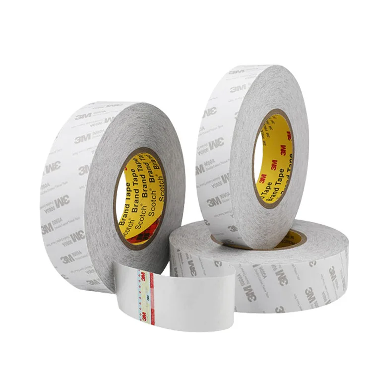Die Cut Double Coated Tissue Tape 9080a Jumbo Roll Double-sided Tissue ...