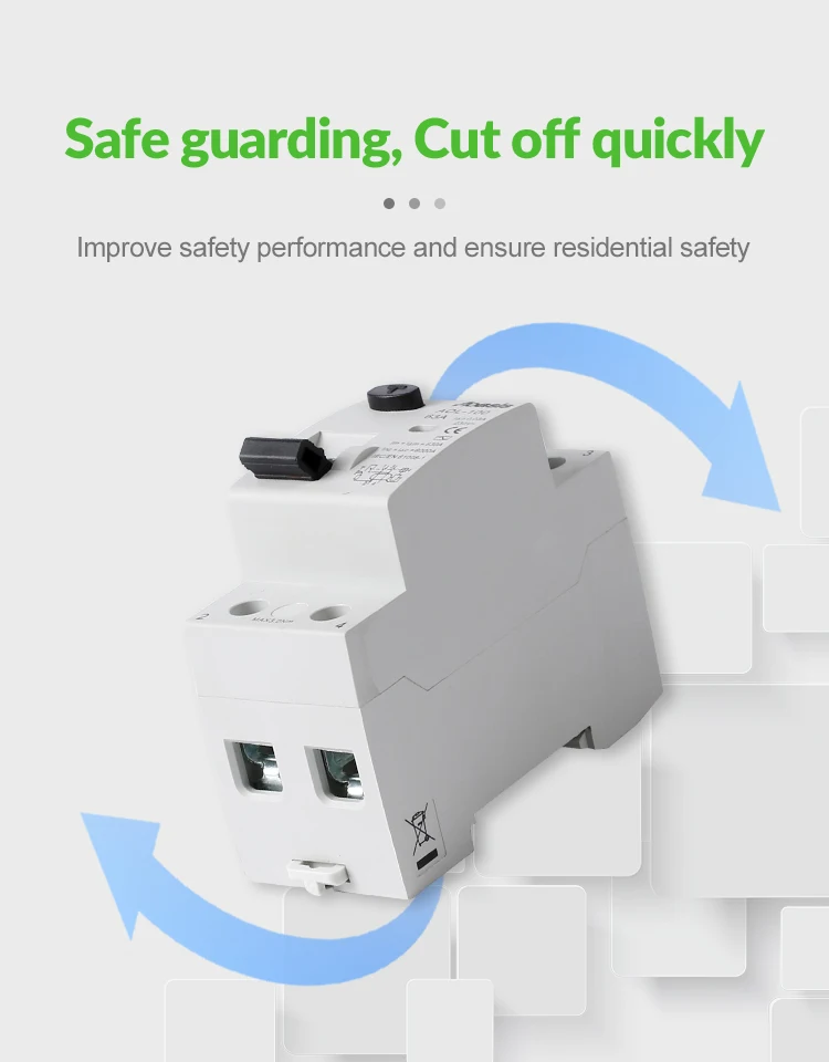 Aolr-100 63a 30ma Rcd 2 Pole 63a Circuit Breakers Price For Home Power ...