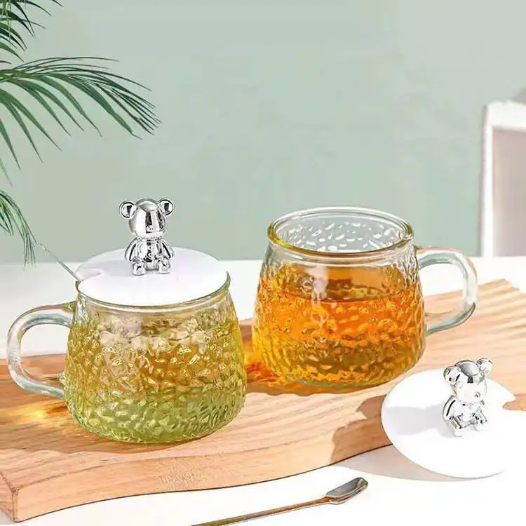 Creative Cloud Glass Cup And Saucer Series Home Breakfast Afternoon Tea ...