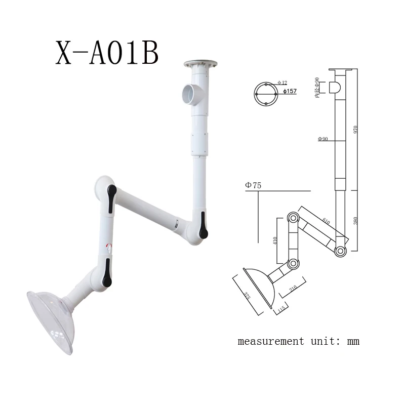 Flexible Extraction Arm Hood - Efficient Laboratory Solutions