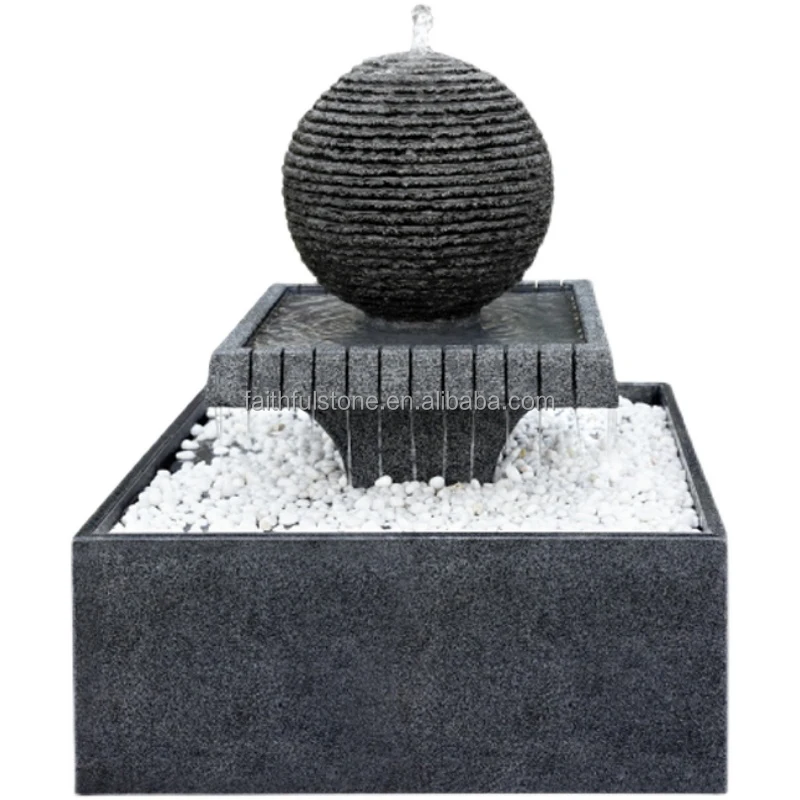 Custom Dancing Drinking Mini Granite Stone Water Fountain