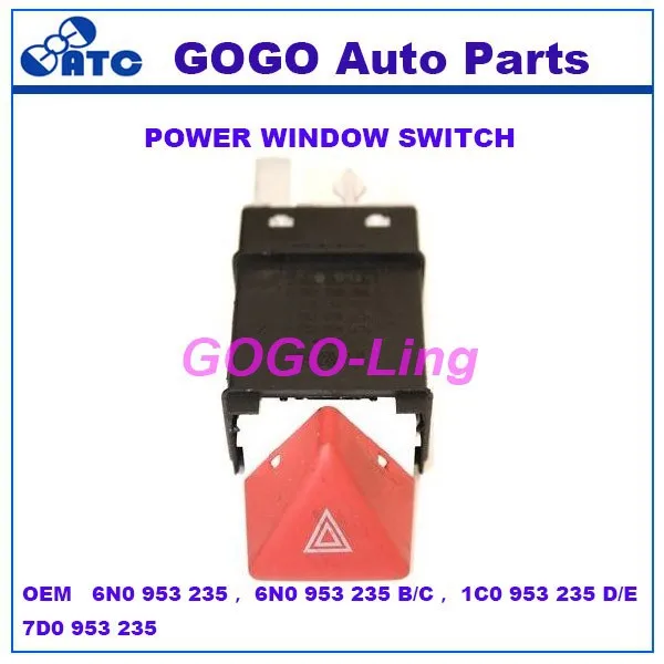 Vw 폴로 루포 T4 Oem 6n0 953 235 6n0 953 235 B/c 1c0 953 235 D/e 7d0 953 235 Gogo 위험 경고등 스위치 - Buy ...